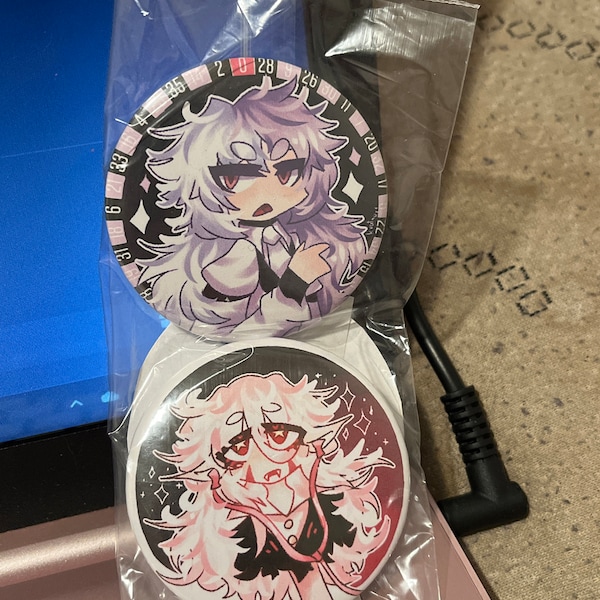 BSD Bungou Stray Dogs Pins - Sigma & Bram Stoker | Decay of the Angel ...