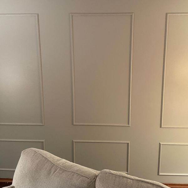 Wall Molding Package Ready to Assemble Wall Paneling Kit Pre-cut ...
