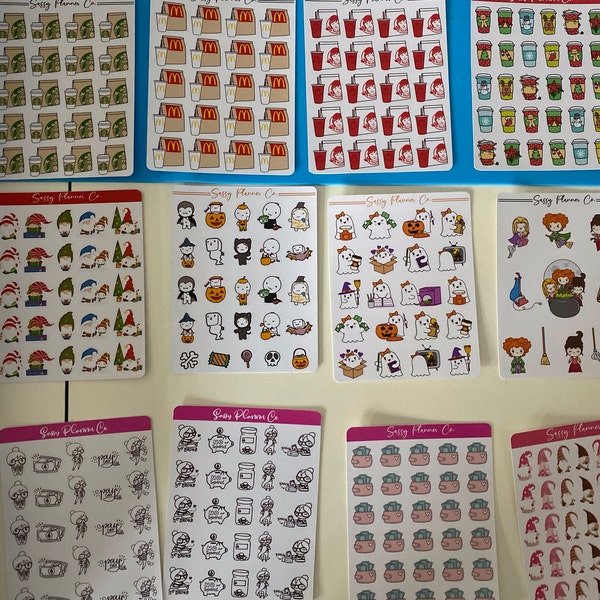 Keke Bath Time Character Planner Stickers, Activity Planner Stickers - Etsy