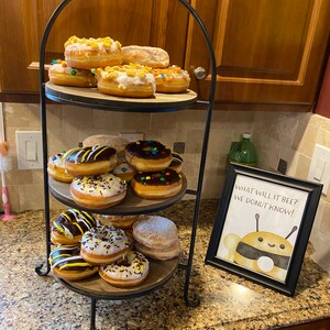 Oh So Sweet Sign Enjoy a Treat Printable Peach Baby Shower | Etsy