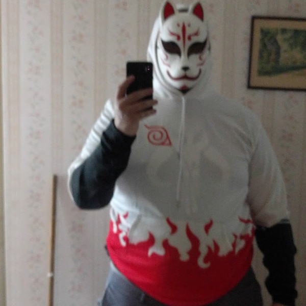 Oni Kitsune Mask - Resin Japanese Fox Classic Masks Made to Order - Etsy