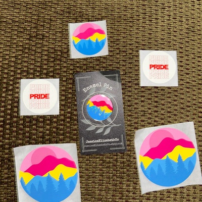 Subtle Bisexual Flag Enamel Pin Enamel Cute Pin Set Pins Laple Pin Hard Enamel Pin Gift for Her ...