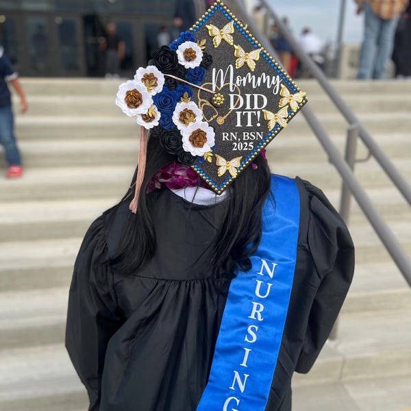 Custom Graduation Trimmed Stoles Sashes Design Decoration Silk Satin ...