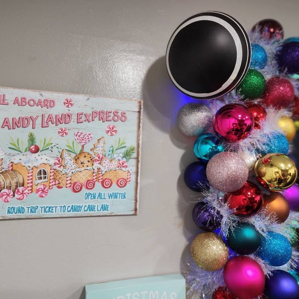 Candy Land Express Sign Shabby Gingerbread Train Plaque - Etsy