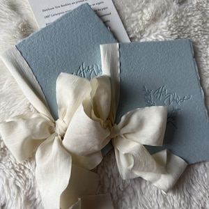 Antique Blue Letterpress Reserved Sign Set of 8 for - Etsy