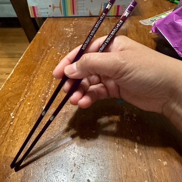 RESTOCK BTS Chopsticks Together Forever - 1 Pair Metal Chopsticks Korea ...