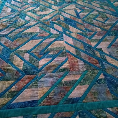 One Block Wonder Kaleidoscope Quilt - Etsy