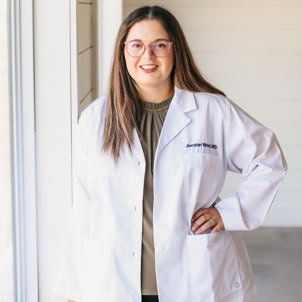 Personalized Nurse Lab Coat With Custom Embroidered Text or Name and ...