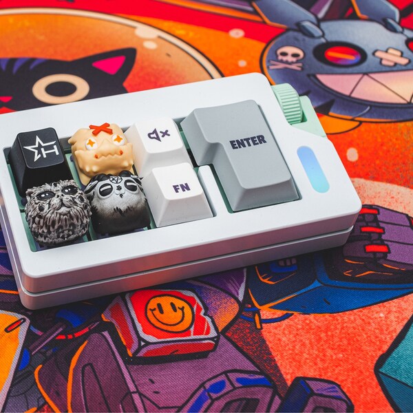Satanic Cute Goat Resin Keycap for Mechanical Keyboards With Cherry Mx ...