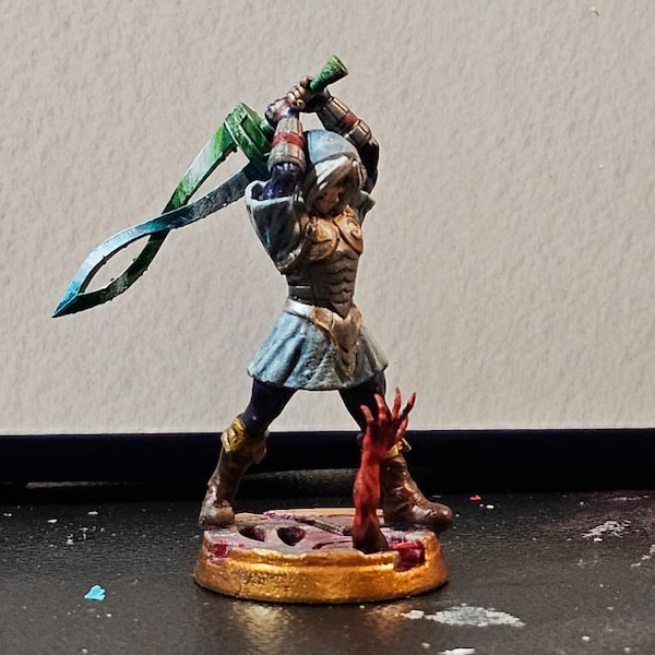 Runa Dwarven Beauty Pinup 32mm, 28mm, 75mm Fantasy Miniature Dnd ...