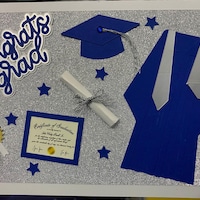SVG File: 3D Graduation Cap Gift Box / Favor Box / Treat Box With Paper ...