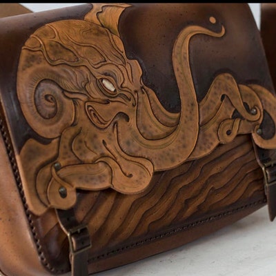 Green Door Bag Hobbit Inspired Bag End Leather Bag Baggins Door Gandalf ...
