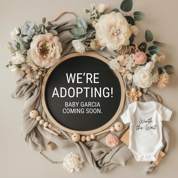 Adoption Profile Book Template for Canva | Editable | Modern Script - Etsy