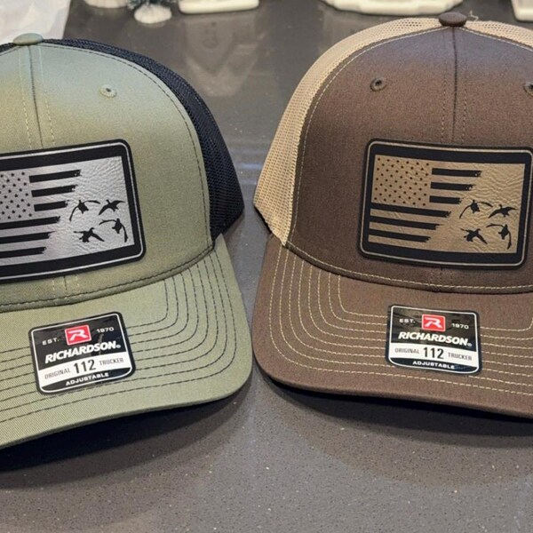 Wild Bore Leather Engraved Trucker Hat, Hog Hunting, Hunting Gift for ...