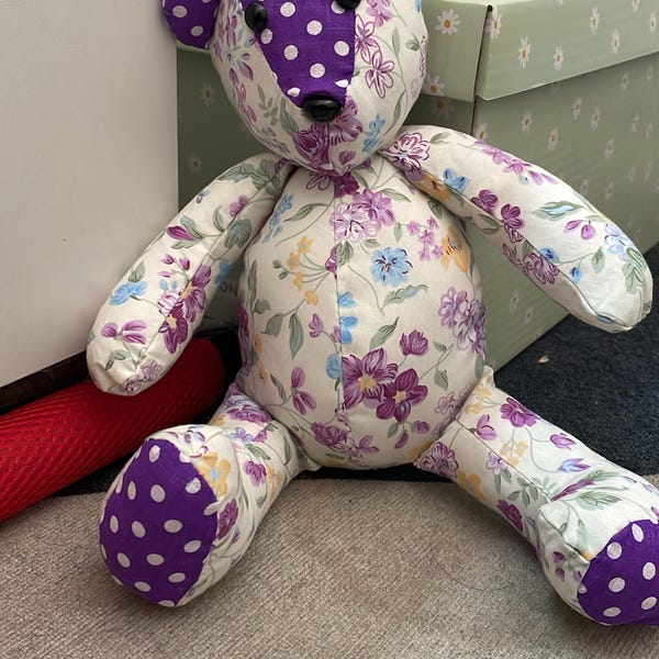 Memory Bear Pattern Simplicity A2115 Pattern Plush Sewing Pattern Memorial Bear Teddy Bear ...