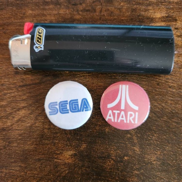 Game Logo Buttons - Etsy