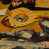 Blueprint Pattern Playmat, Printed Neoprene Card Table Mat for Tabletop ...