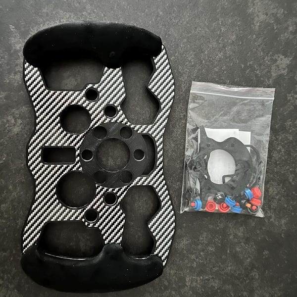 Aluminum and Alcantara F1 Open Wheel Mod for Thrustmaster T300 RS/RS GT ...