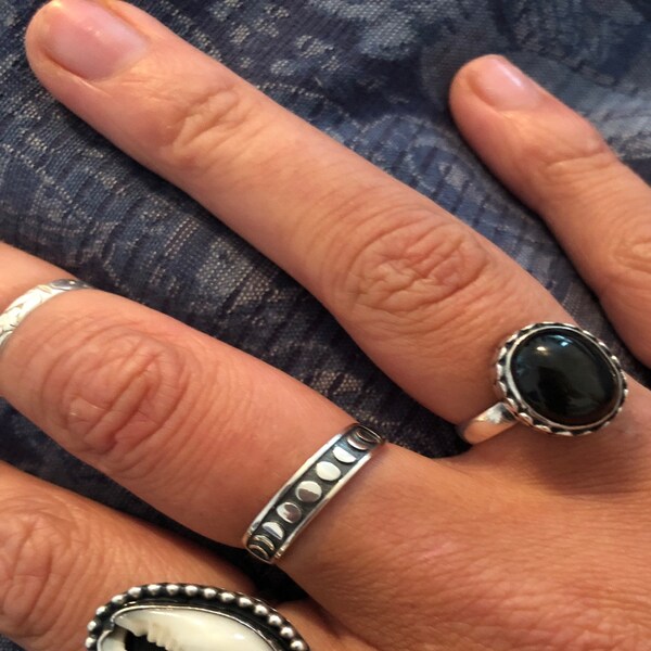 Kalo Ring (sterling Silver), Taro Ring, Leaf Ring, Plant Ring, Plant ...