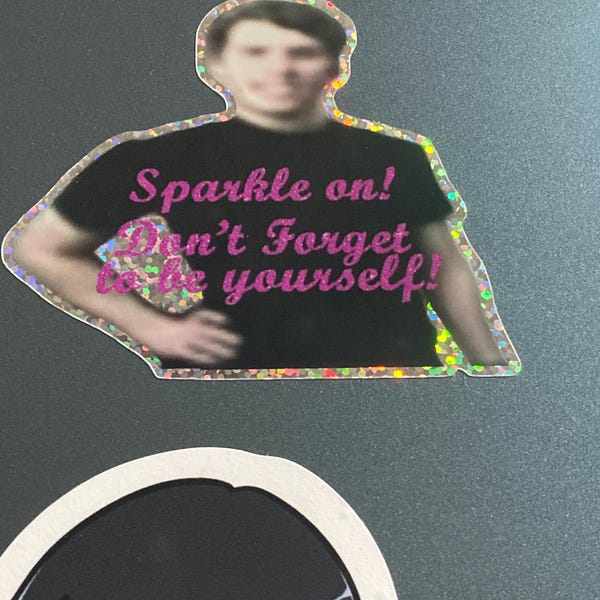 3” Jerma985 Glitter Sticker Sparkle On - Etsy