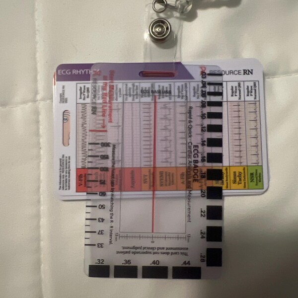 Lab Value and Order of Blood Draw Badge Card for RN, EMT, Phlebotomist ...