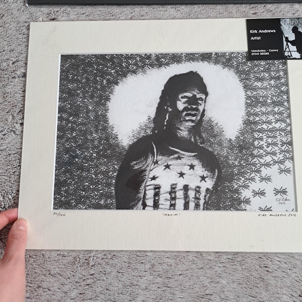 Ozzy Osbourne - Ink Stamp (gothic Cross) Portrait - Limited Edition ...
