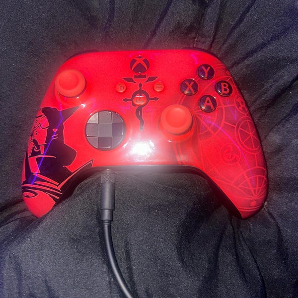 Custom Painted Witcher Themed Controller | Unique Gamer Gift ...