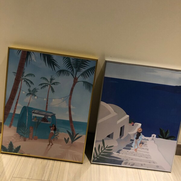 PRINTABLE Bar Cart Illustration, Kitchen Wall Art, Alcohol Print ...