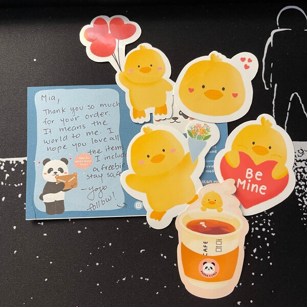 I Ducking Love You Sticker Pack / Cute Duck Stickers - Etsy