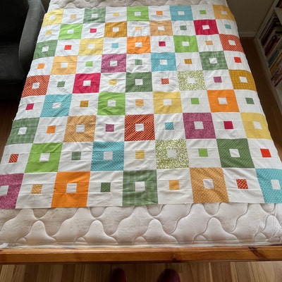 Evergreen Quilt Block Pattern, Tree Block Traditional Piecing, Quilted ...