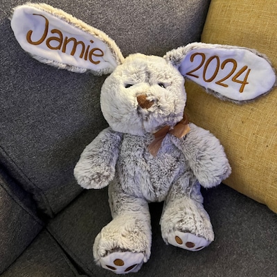 Personalized Bunny-custom Bunny-stuffed Bunny-personalized Gift-bunny ...
