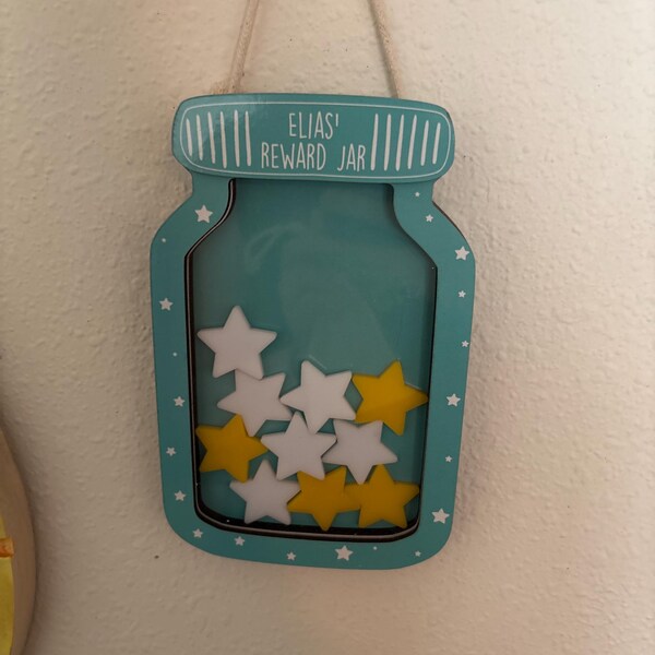 Custom Reward Jar, Custom Star Jar With Tokens, Magnetic Classroom ...