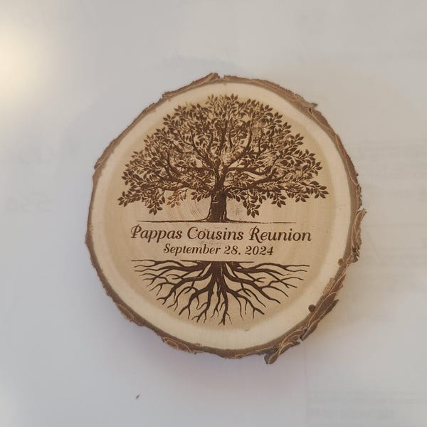 Family Reunion Mementos Personalized Engraved Family Gathering Wooden ...