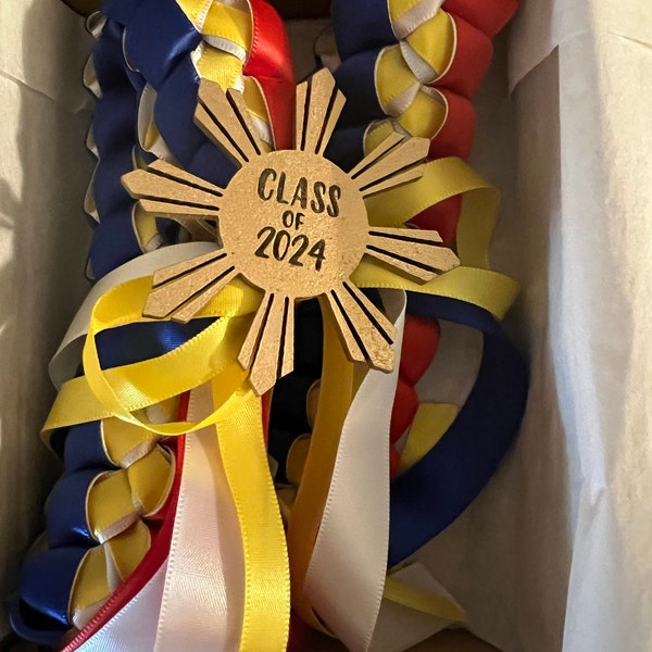 Class of 2025 Graduation Lei Checkered 5/8 Satin Ribbon - Etsy