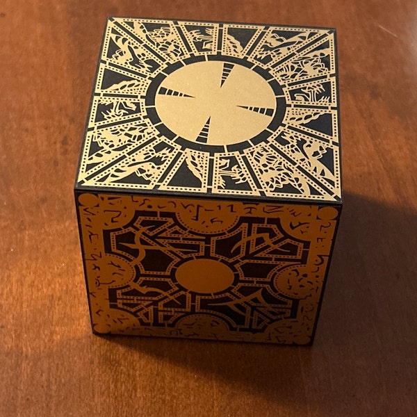 Hellraiser Puzzle Box: Full Size Foil Face Solid Maple Wood Replica - Etsy