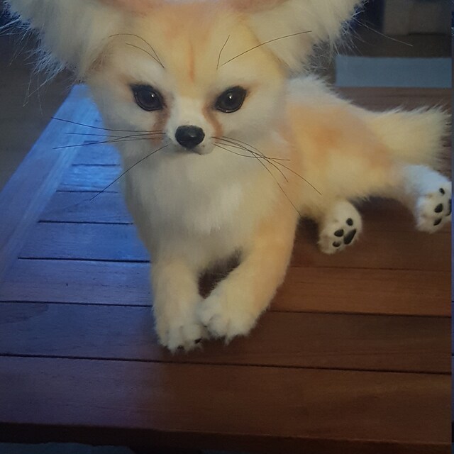 Needle felted toys realistic stuffed animal by MoonFoxWoolenToys