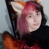 Handmade Red Fox Ears Tail Set Furry Faux Fur Animal Ears Hairband ...