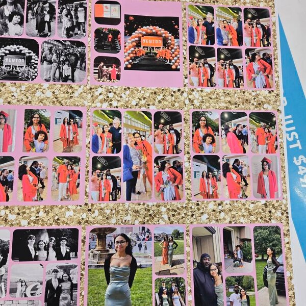 Funeral Photo Collage Template for 13 Photos, 24x36 Poster Size Photo ...