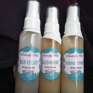 Body Spray Sample Sets, Mini Body Sprays, 2 Oz Body Spray, Sample Body ...