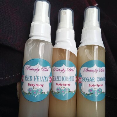 Body Spray Sample Sets, Mini Body Sprays, 2 Oz Body Spray, Sample Body ...