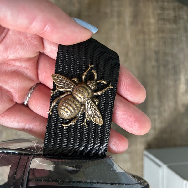 Huge Gold Bee Pin, Gold Honeybee Pin Brooch, Antiqued Gold Bee Pin, Big ...