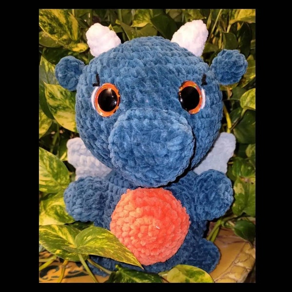 Dexter the Dragon - Plushie, Crochet Pattern - Etsy