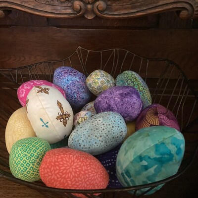 Simple Easter Eggs Sewing Pattern - Etsy