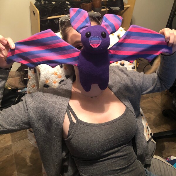 Pride Bat Plush- LGBTQ+ Plushies - Etsy