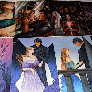 ACOWAR Elain Archeron, Feyre Archeron and Nesta Archeron A5 Print ACOTAR by Sarah J Maas - Etsy