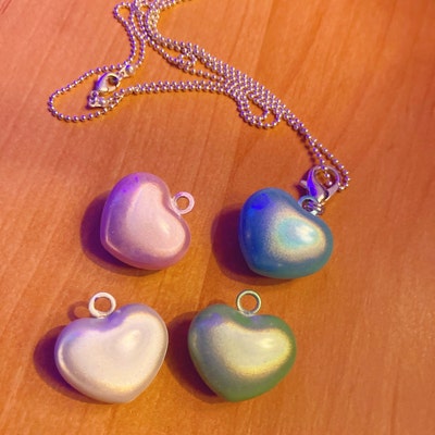 Chubby Heart-shaped Bell, for Bell Charm, Pet Charm Adds Keychain More ...