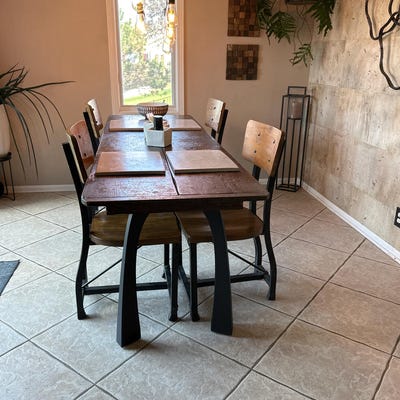 Metal Table Base 24 X 40 X H28 301 Uilani Dining Table Legs, Metal ...