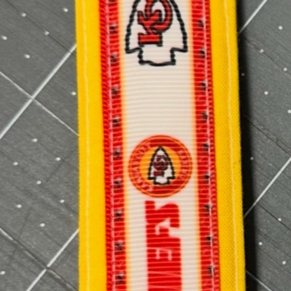Kansas City Chiefs Inspired 7/8" or 1.5" Grosgrain Ribbon And/or ...