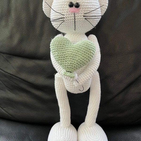 Amigurumi Crochet Tilda Cat Pattern. Unclothed. Cat ONLY, Pants Not ...