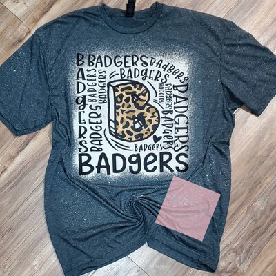 Badgers Typography PNG, Badgers Football Sublimation, Badgers Softball ...